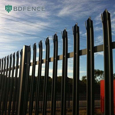 2025 Custom Residential Steel Fencing Black Metal Picket Dekoratif ...